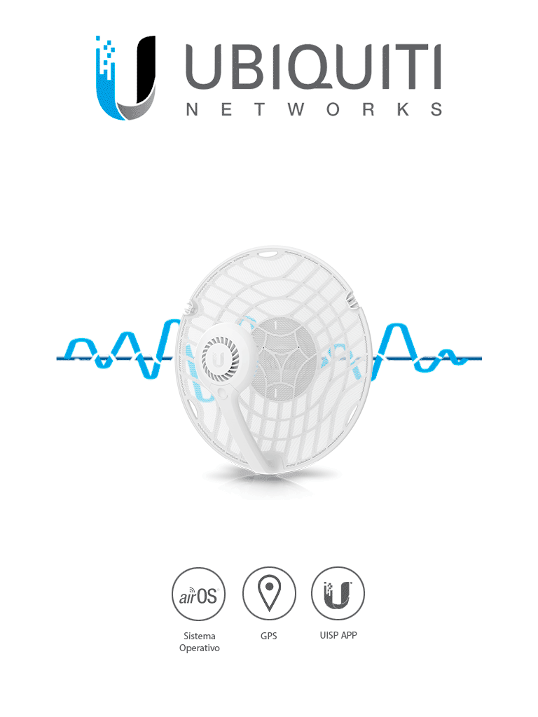 UBIQUITI Radio Uisp Ptp Airfiber De 60 Ghz Largo Alcance Con Tecnologa ...