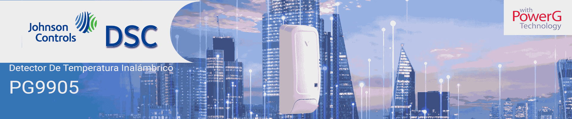 DSC PG9905 - Detector De Temperatura Inalámbrico power G