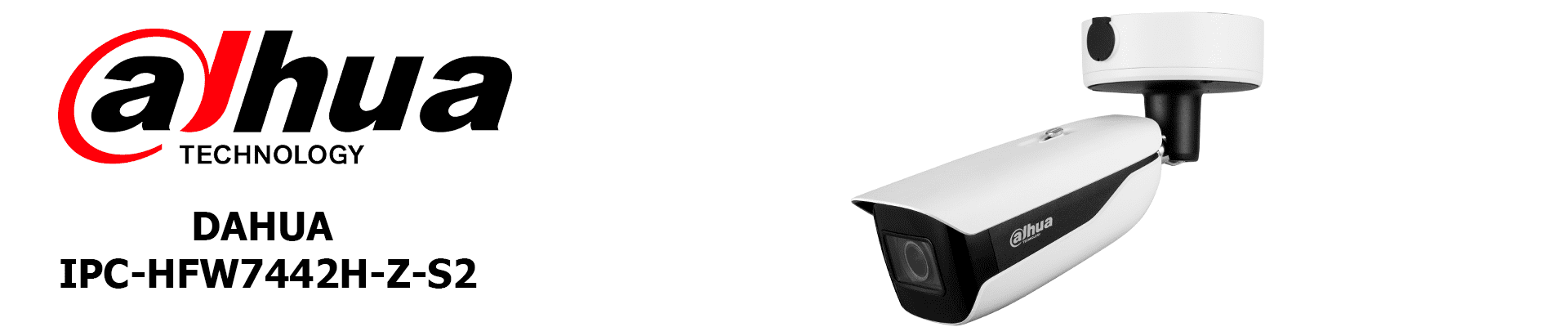 DAHUA IPC-HFW7442H-Z-S2 Cámara IP BULLET WizMind de 4 MP/ H.