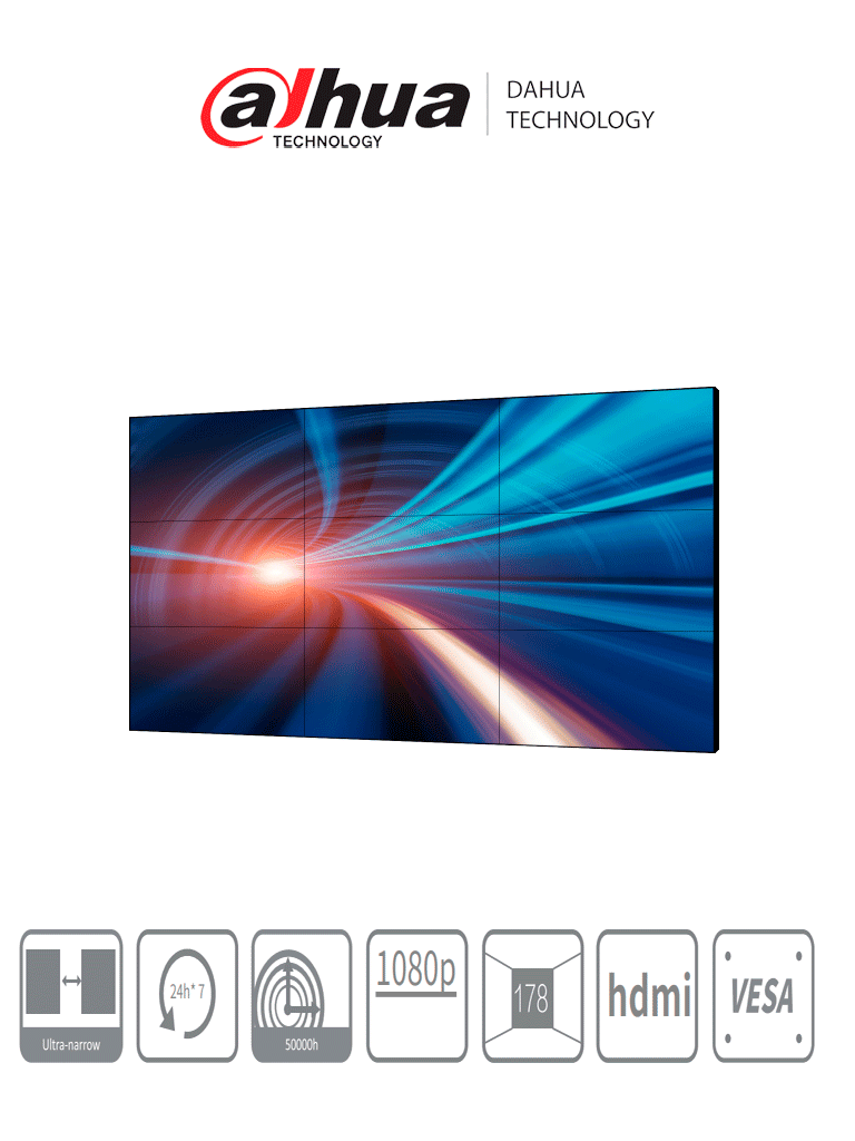 DAHUA DHI-LS550UCM-YEF-V4 Unidad de Display para video wall