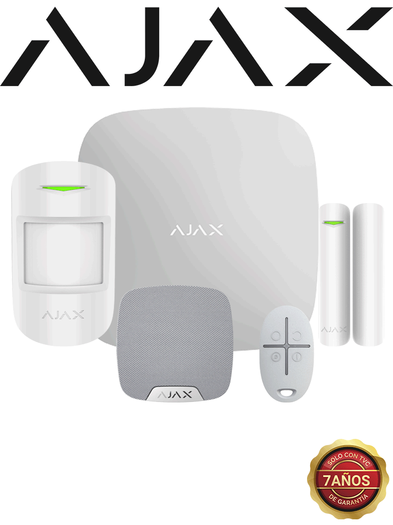 AJAX KIT BASIC RESIDENCIAL LIGHT - Panel de alarma Hub2 cone