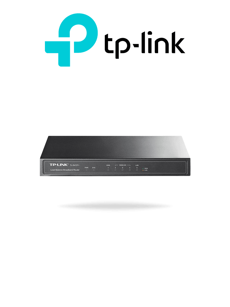 Tp Link Router Balanceador De Carga 3 Wan Lan Qos Tl R470T TL-R470T ...