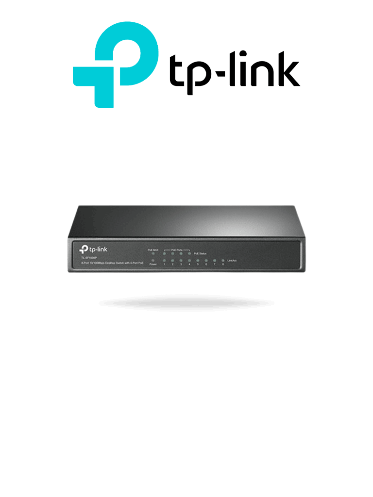 Switch Poe TpLink TlSf1008P Switch Poe TpLink TlSf1008P Negro 53 W 8 ...