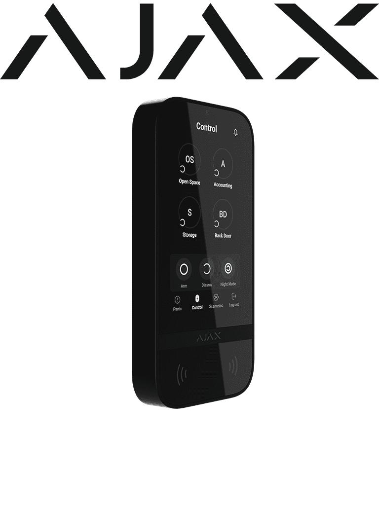 Ajax KeyPad TouchScreen Negro