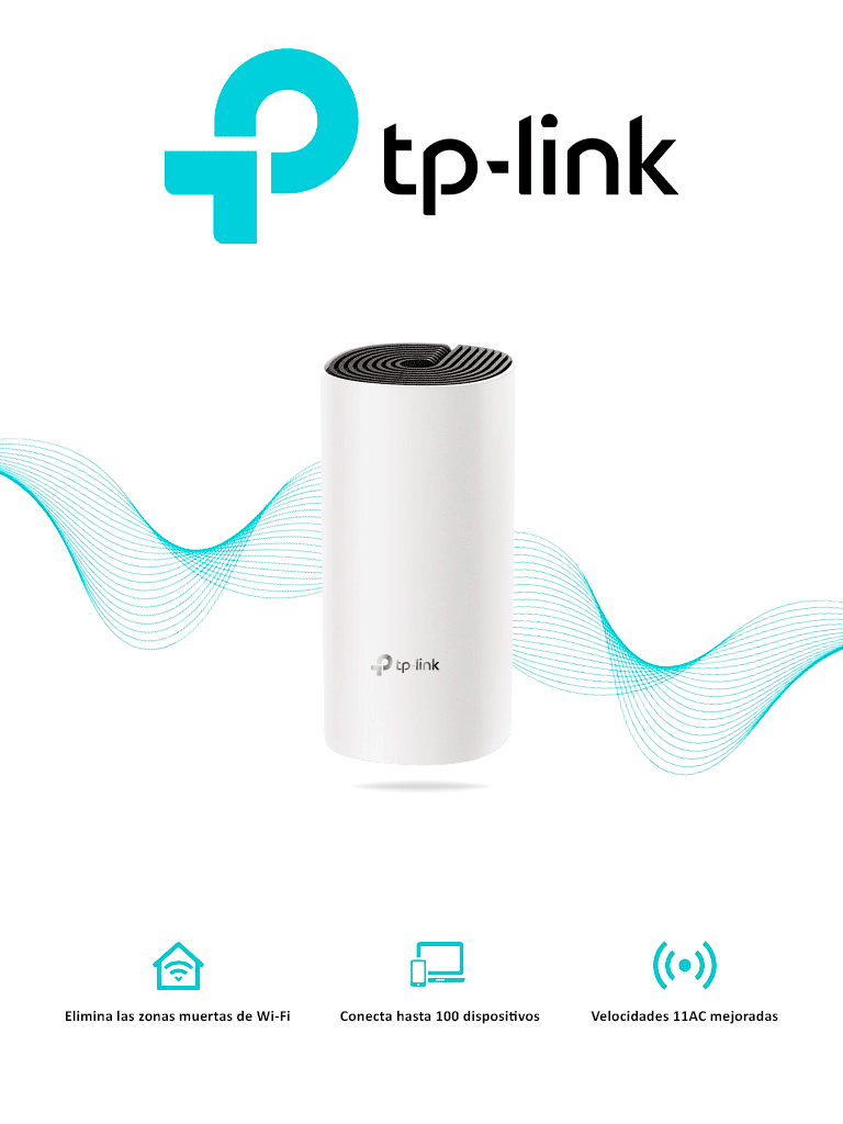 DECO M4 - Router Inalámbrico MESH Interior para Hogar / Dobl