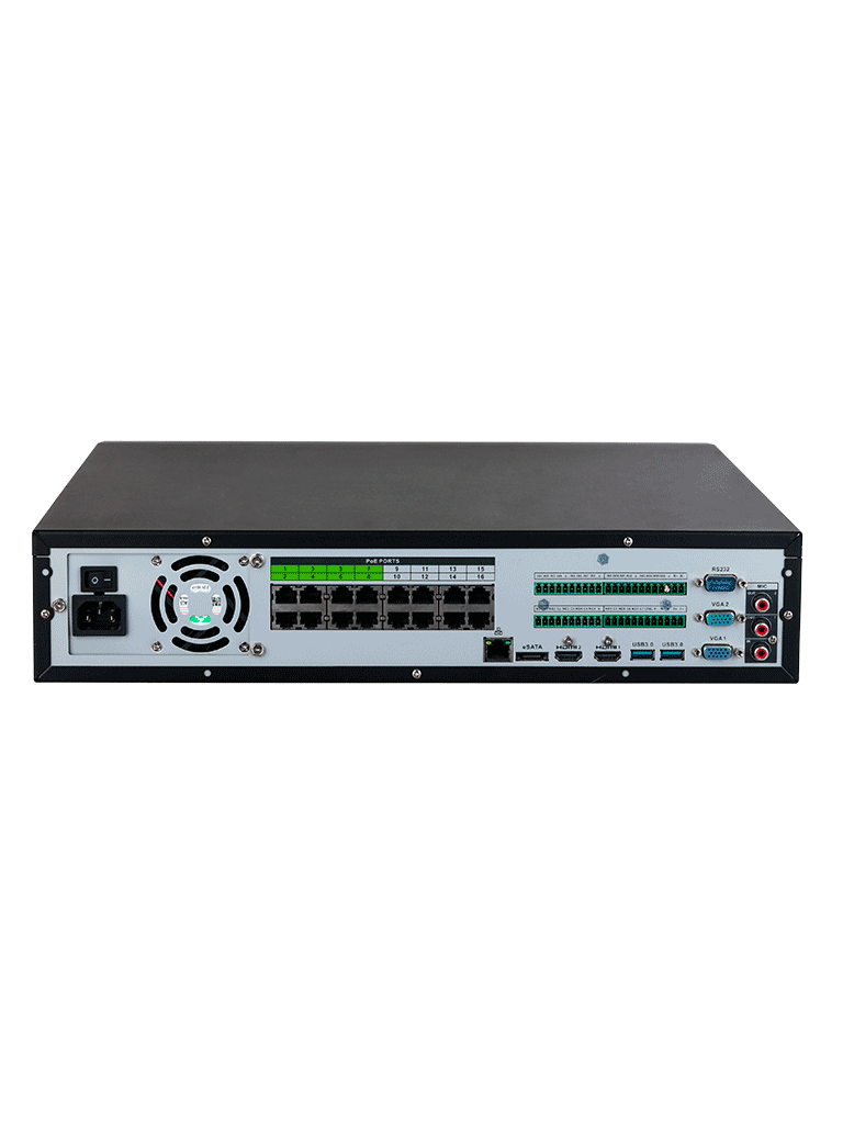 DAHUA DHI-NVR5864-16P-EI NVR de 64 Canales IP4K/ 16 Puertos