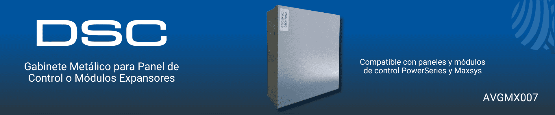 AV GMX007 - Gabinete Metálico para Panel de Control