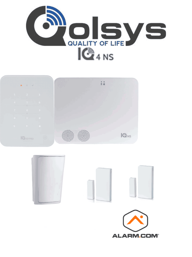 QOLSYS IQ4NS ALARM.COM PACK TACTIL - Paquete que contiene S