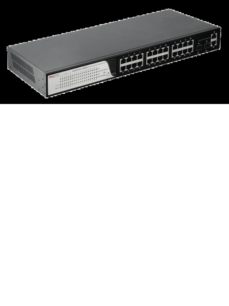 DRAYTEK VIGORP2260- SWITCH POE 24 PUERTOS FAST ETHERNET/ADMINISTRABLE