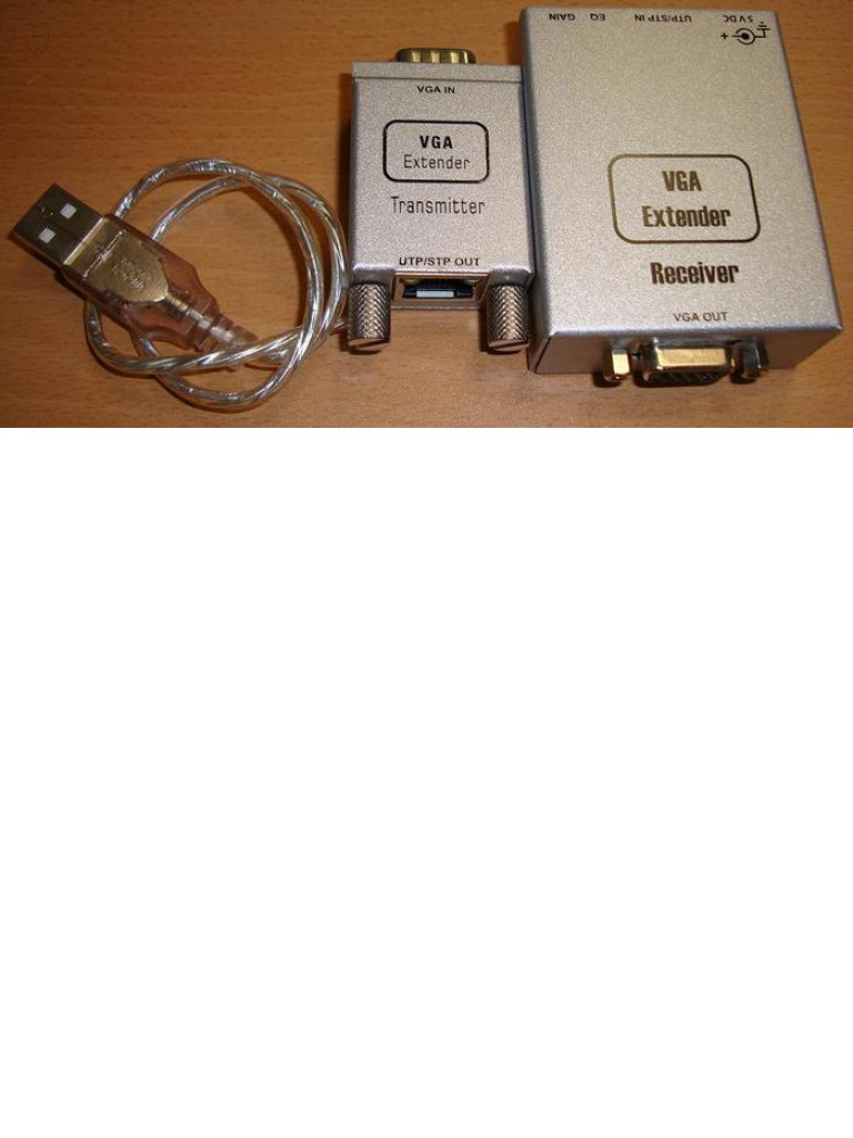 TVC AVK70XS1- KIT DE TRANSMISOR Y RECEPTOR PARA EXTENSION DE VIDEO VGA ...