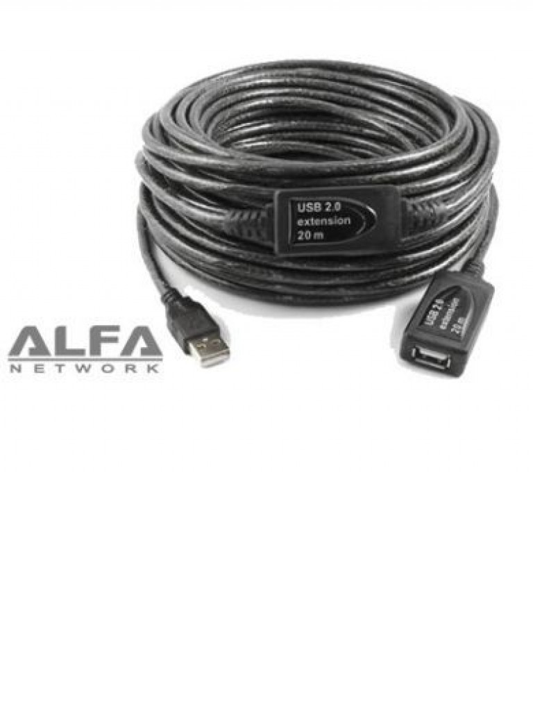 ALFA dAUSBC20M- EXTENSION USB DE 20 METROS/ COMPATIBLE CON AWUS036H ...