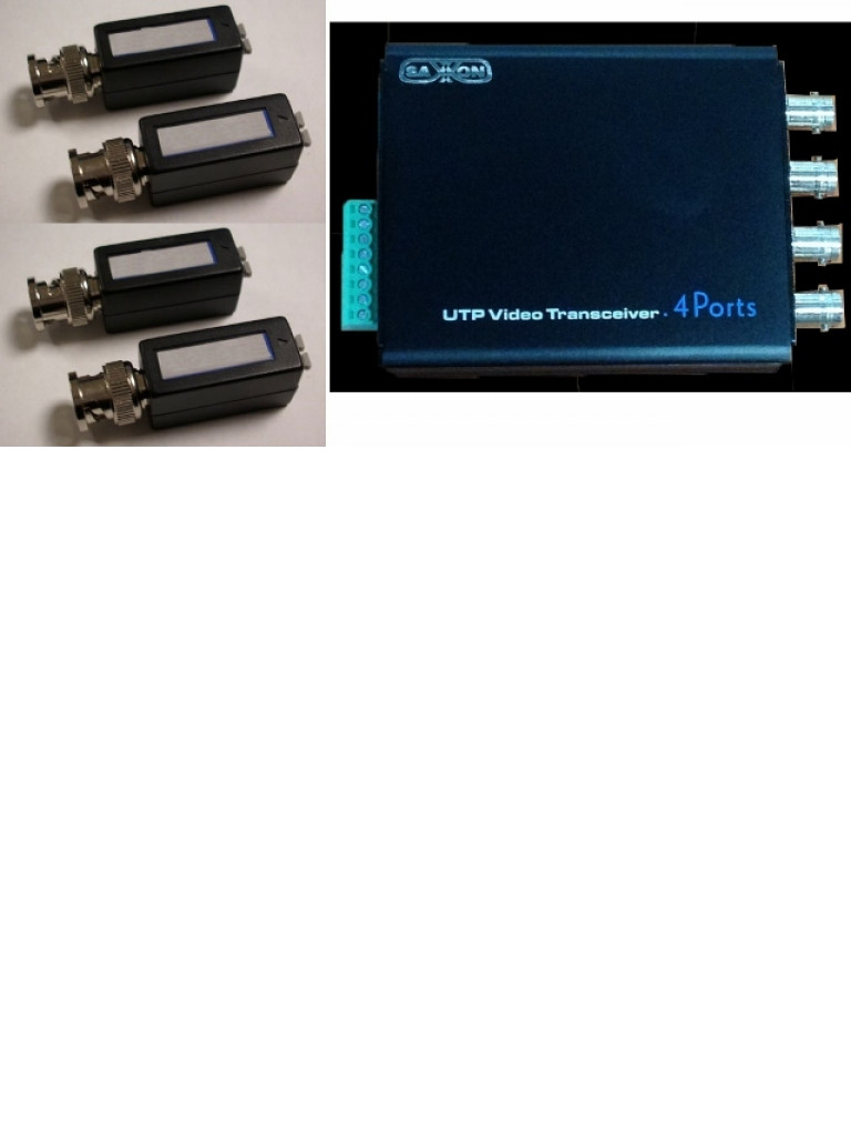 SAXXON uUTP104PB1PACK- PAQUETE DE 2 PARES DE TRANSCEPTORES Y 1 ...