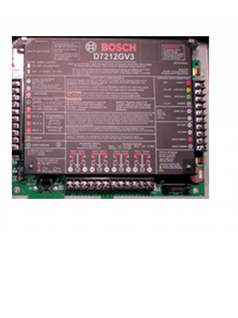 BOSCH I_D7212GV3- PANEL DE ALARMA D7212GV3 / 4 AREAS/ PCB