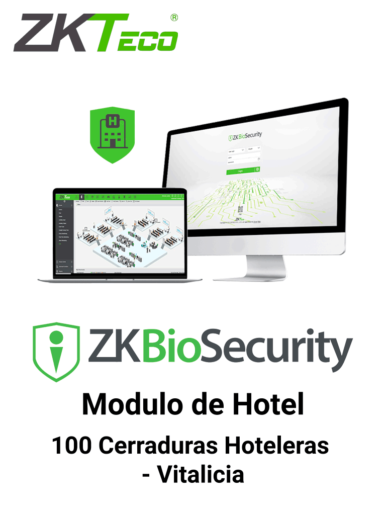 ZKTECO ZKBSHOTELP100 - Licencia para Modulo de Hoteleria Biosecurity ...