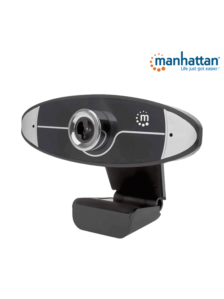 MANHATTAN 462013 Webcam de Alta Definición HD Un megapíxel,