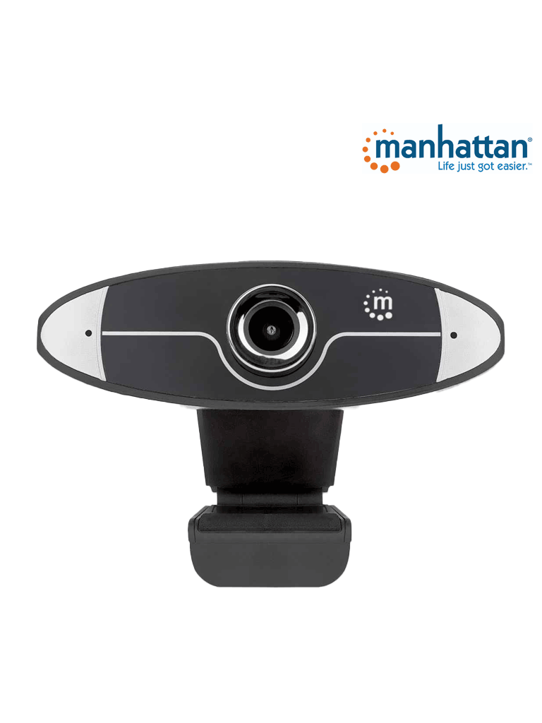 MANHATTAN 462013 Webcam de Alta Definición HD Un megapíxel,