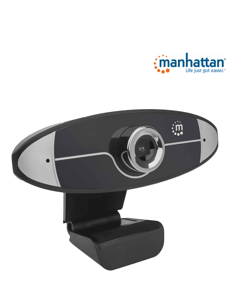 MANHATTAN 462013 Webcam de Alta Definición HD Un megapíxel,