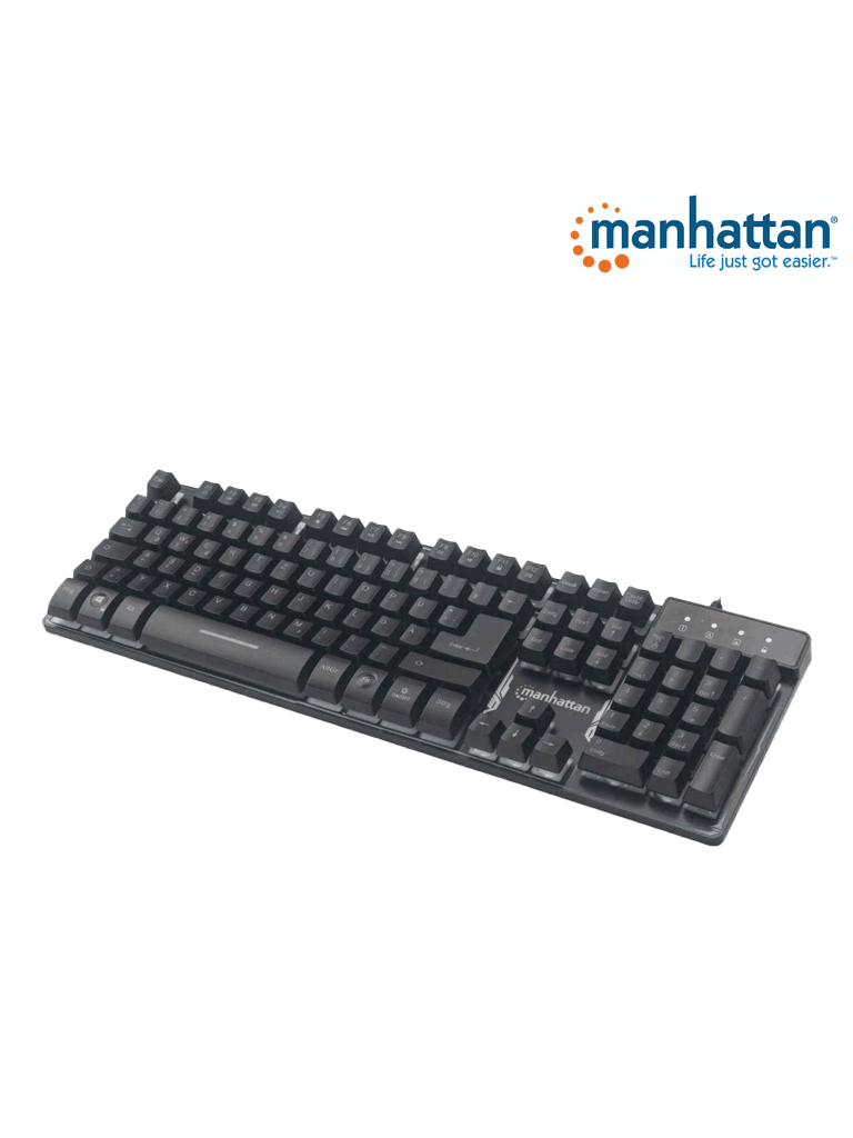 MANHATTAN 178457 Teclado gaming — Edición Base Metálica