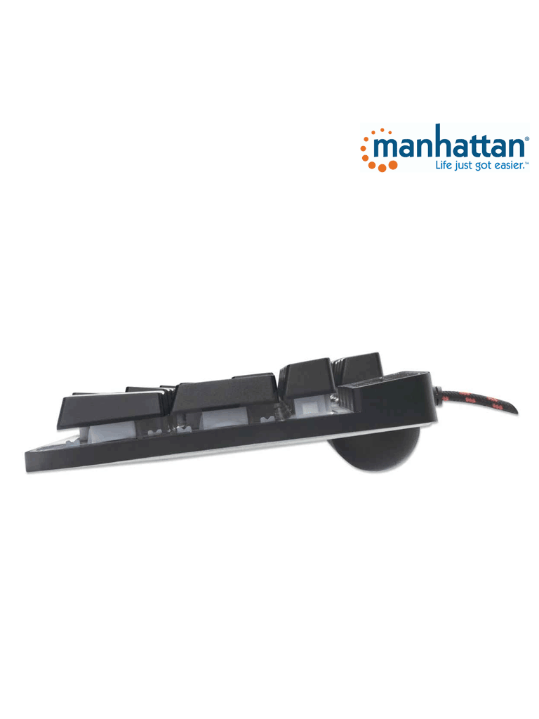 MANHATTAN 178457 Teclado gaming — Edición Base Metálica