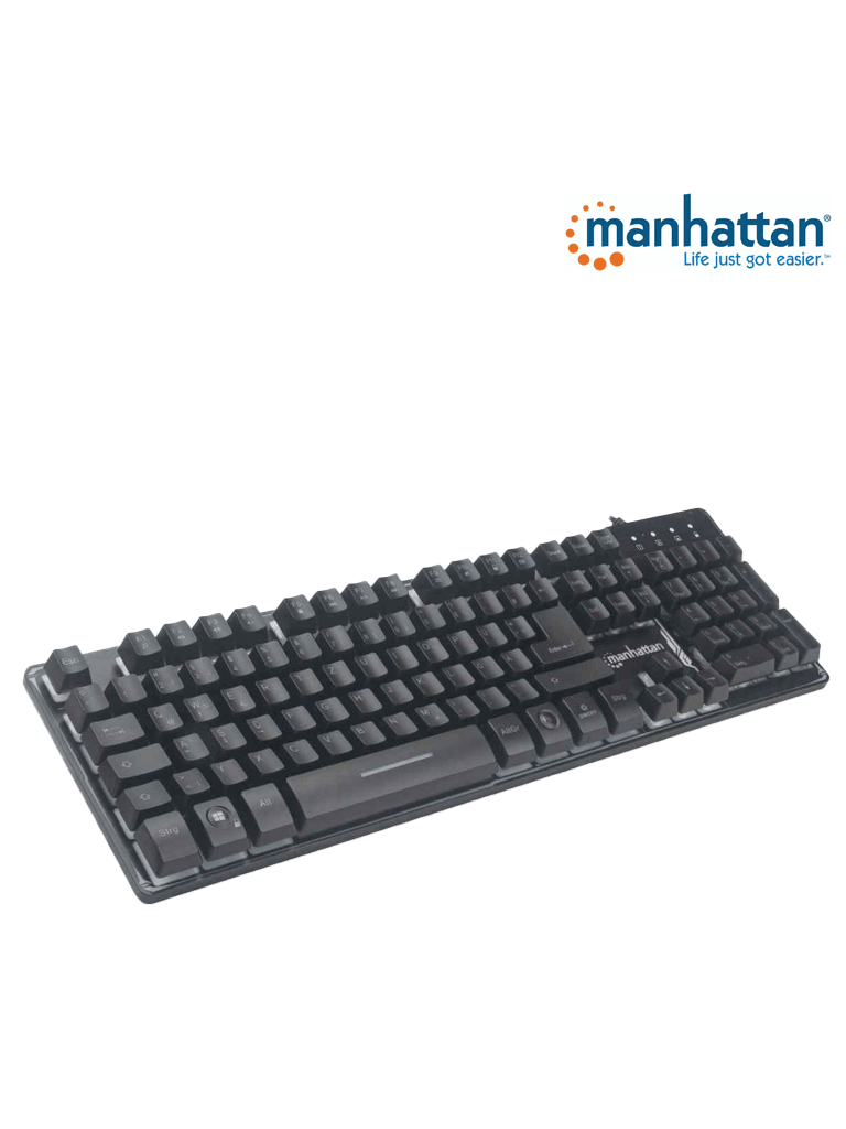 MANHATTAN 178457 Teclado gaming — Edición Base Metálica