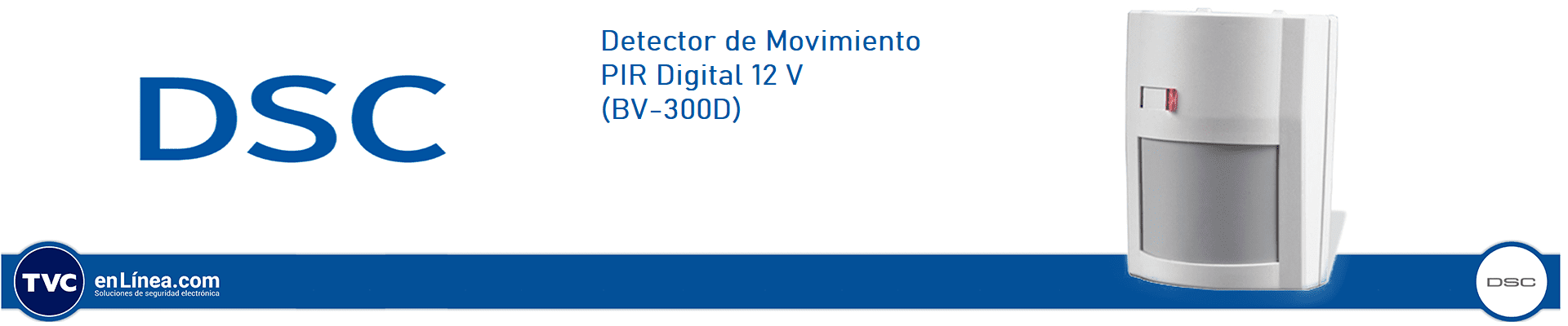 DSC BV300D - Detector de Movimiento Infrarrojo cableado digital soporta ...