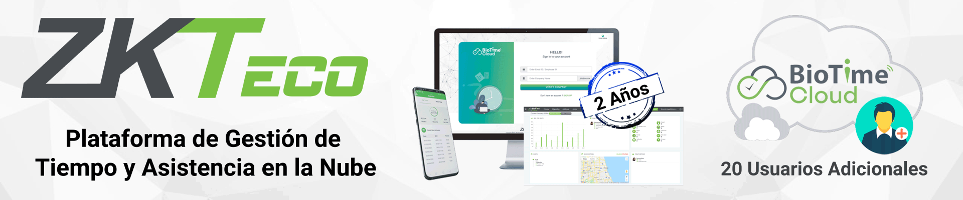 Licencia de incremento para 20 usuarios adicionales