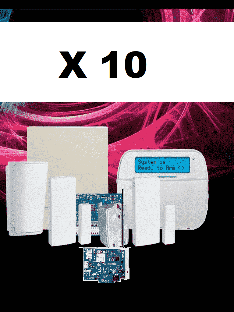 DSC NEO-RF-LCD-3G SB 10 PACK - 10 Paquetes NEO-RF-LCD-3G NEO