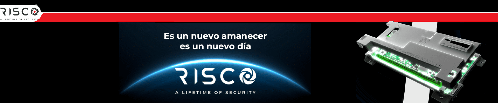 Paquete de Alarma Risco Hasta 512 Zonas con Ethernet/WiFi