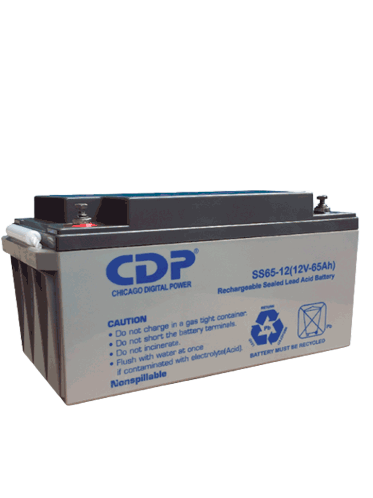 CDP SLB 12-65 - Batería de respaldo de 12v a 65AH