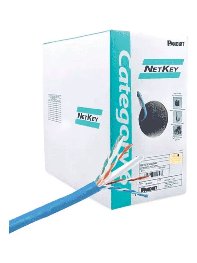 PANDUIT NUC6C04BUC - CABLE CAT6 100% COBRE/ NETKEY/CAJA DE 3