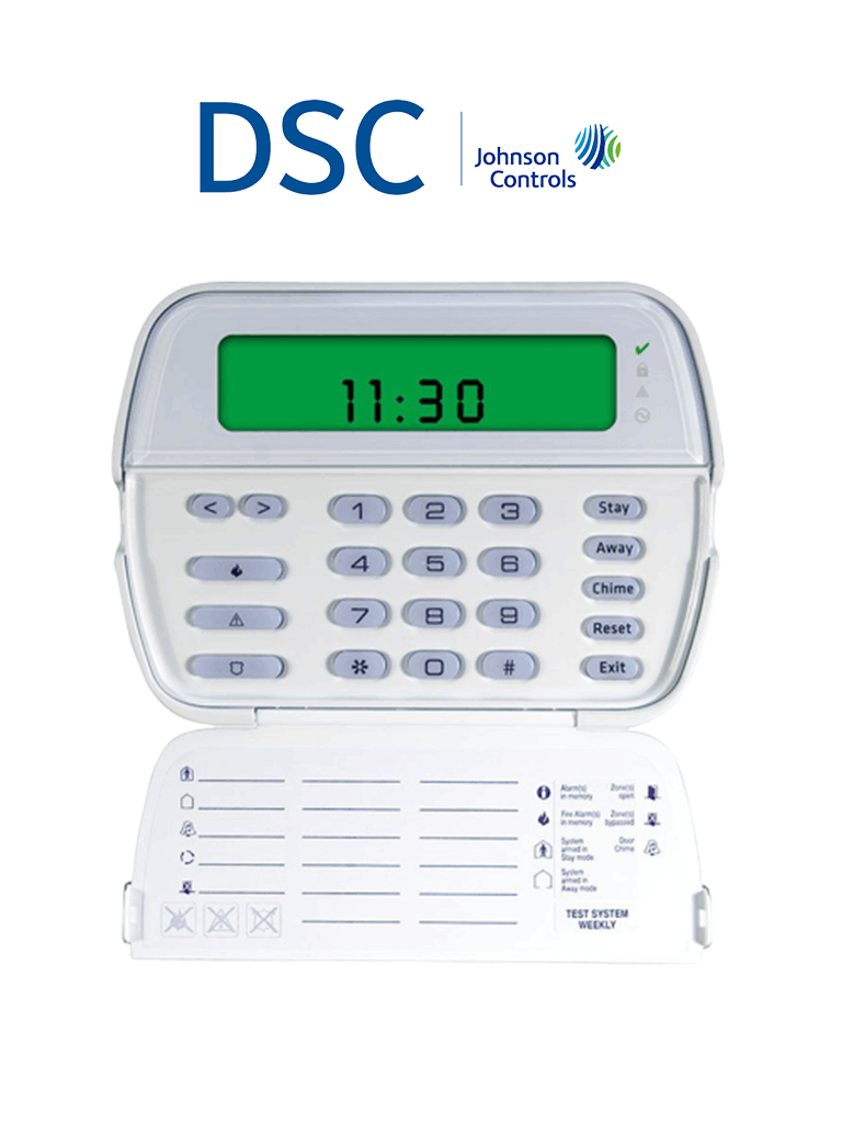 DSC PK5501 - Teclado Cableado de Iconos admite 64