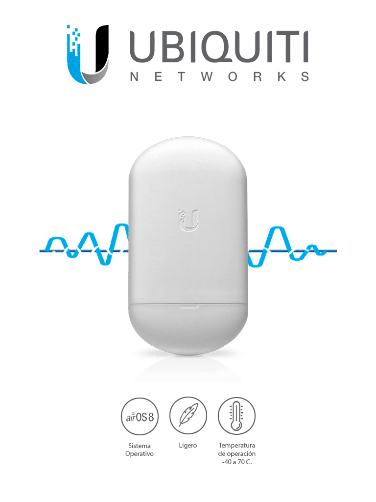 UBIQUITI Nanostation Airmax Loco5Ac Cpe Hasta 450 Mbps 5 Ghz 5150 5875 ...