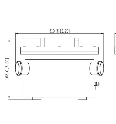 DAHUA CZ300 - Caja de Conexiones para Camara Antiexplosiva/